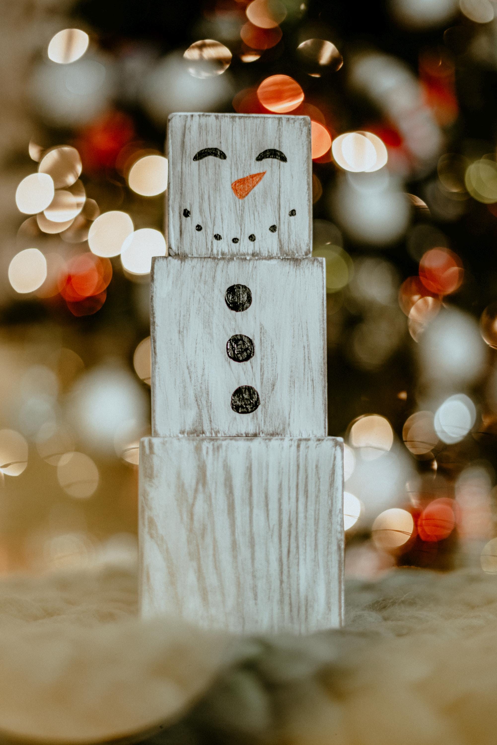 Wooden Snowman Decor, Wood Snowman, Rustic Snowman, Rustic Christmas ...