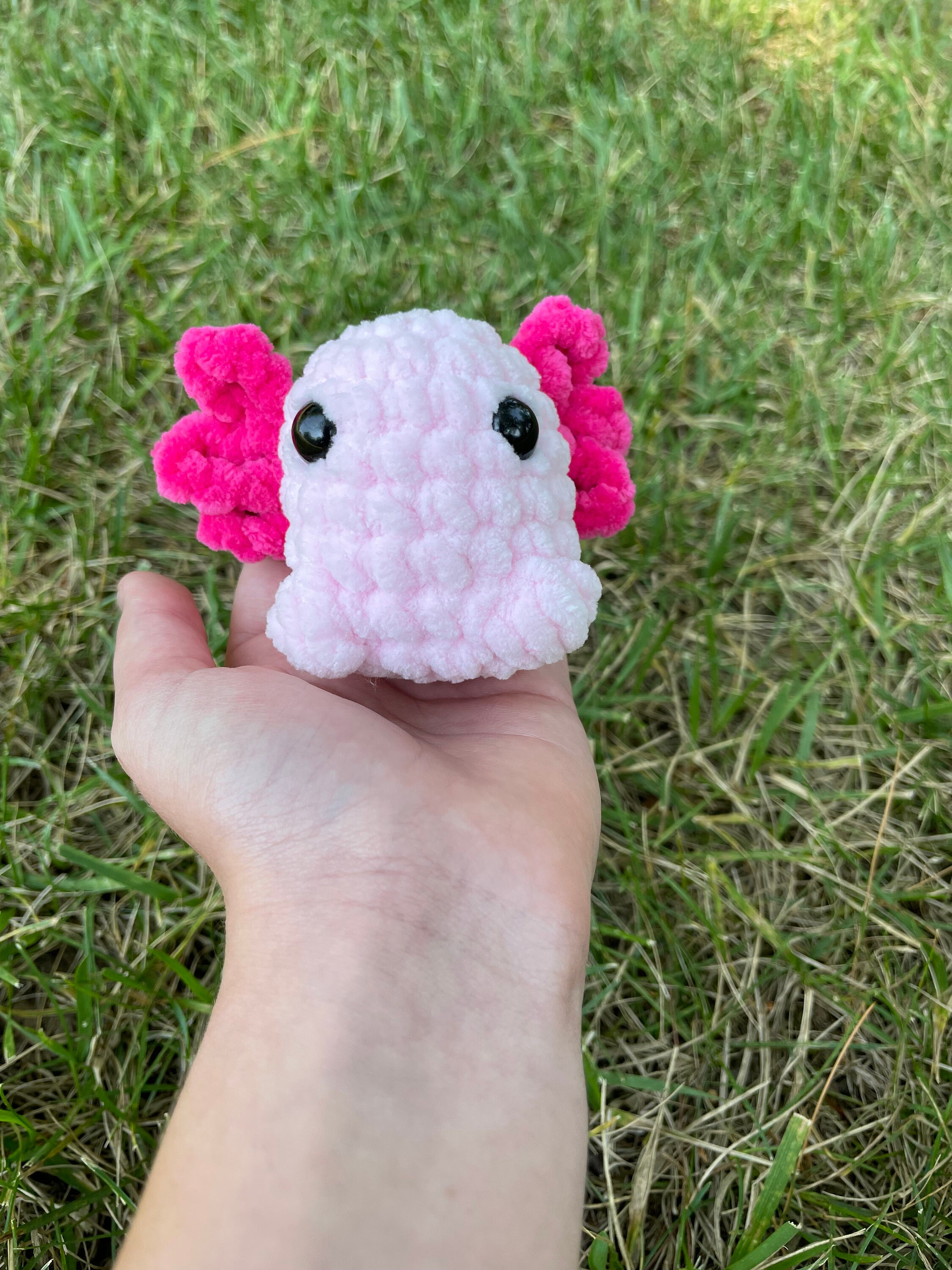 NO SEW AXOLOTL Crochet Amigurimi Plushie *pattern Only* Archie the ...