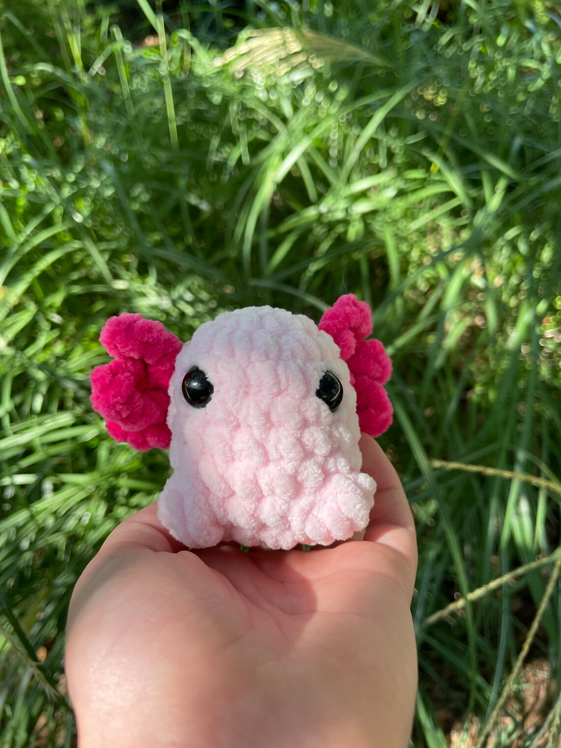 NO SEW AXOLOTL Crochet Amigurimi Plushie *pattern Only* Archie the ...