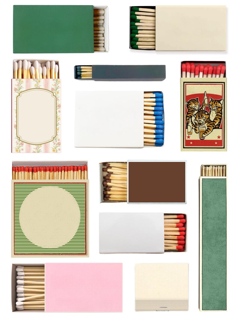 Custom Blank Matchbox Art - Ready for You to Customize! *digital ...