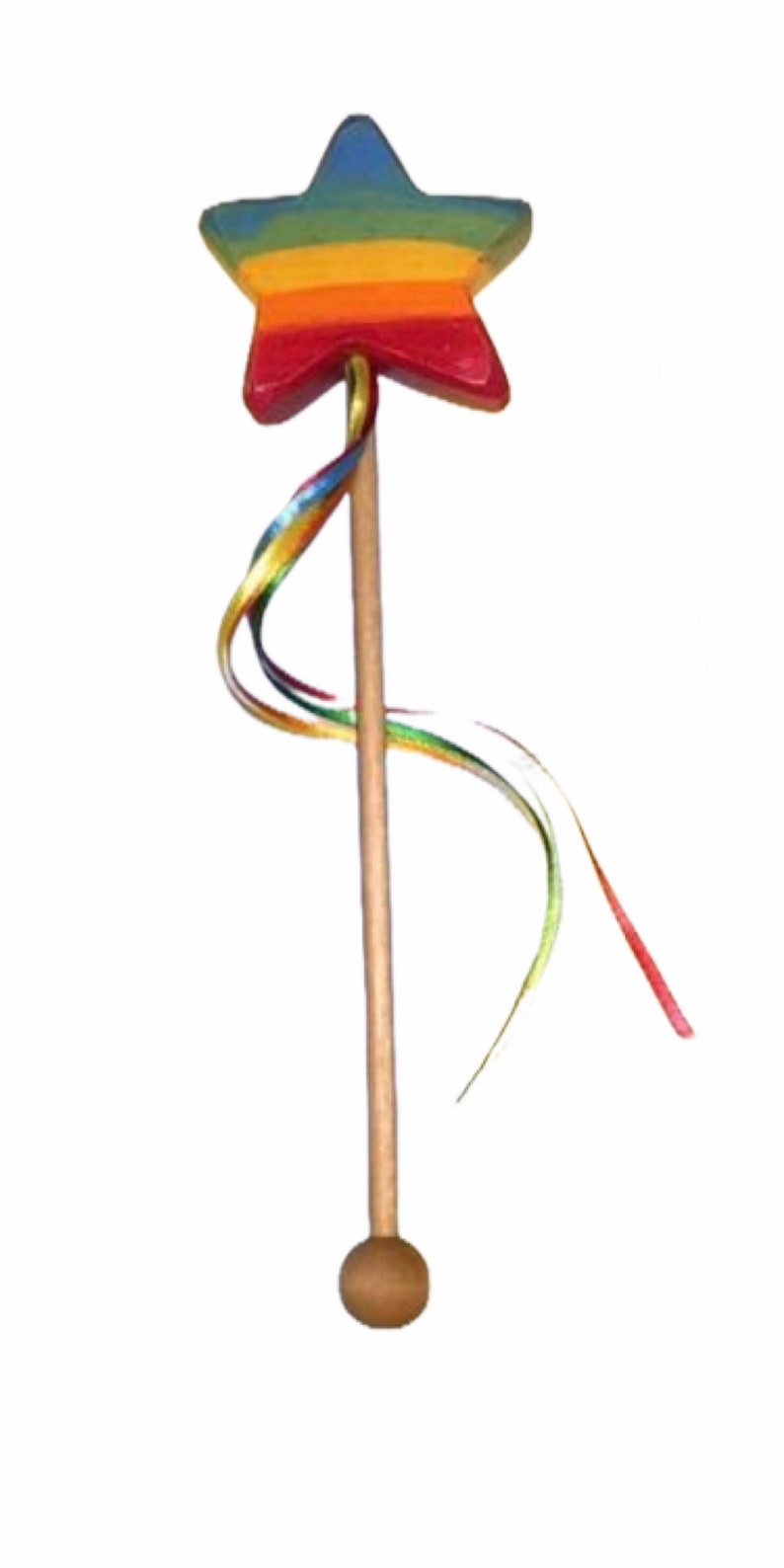 Magic wand star rainbow | Etsy