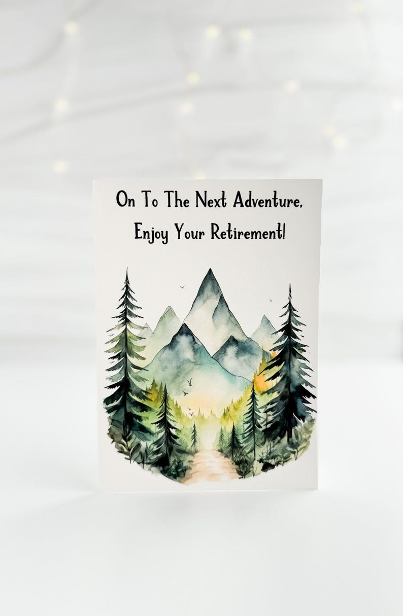Printable Retirement Card, Retirement Card, on to the Next Adventure ...
