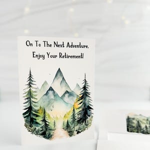 Printable Retirement Card, Retirement Card, on to the Next Adventure ...