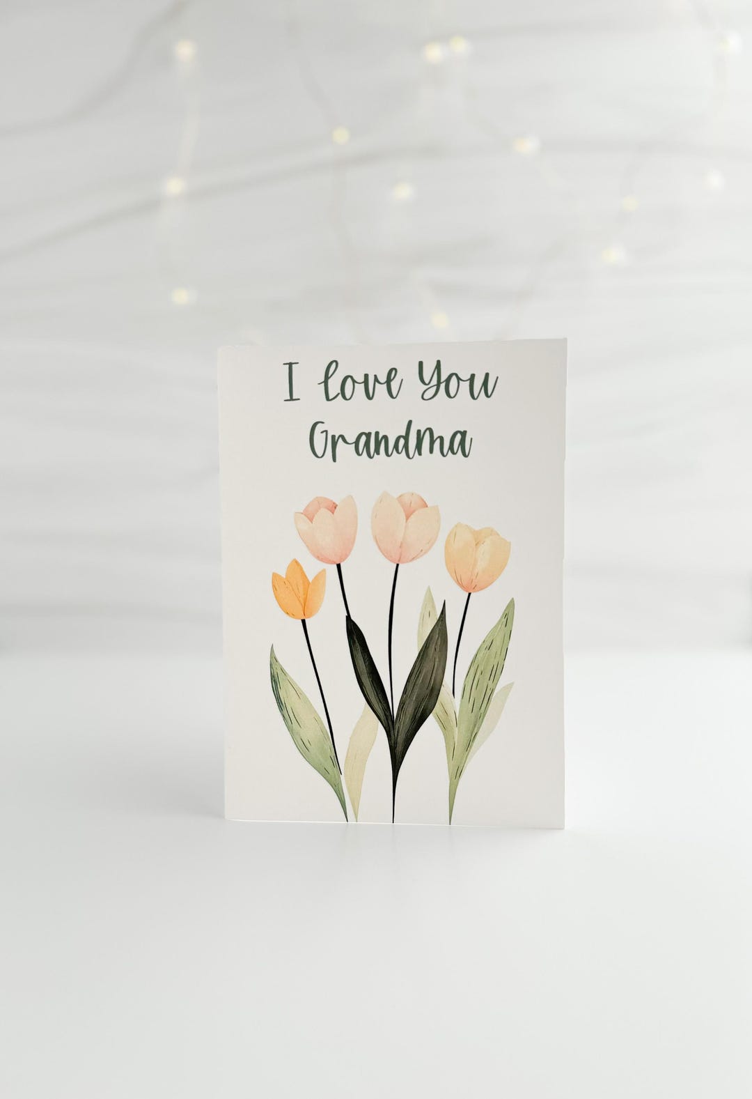 Printable I Love You Grandma Card, Card for Grandma, I Love You Grandma ...