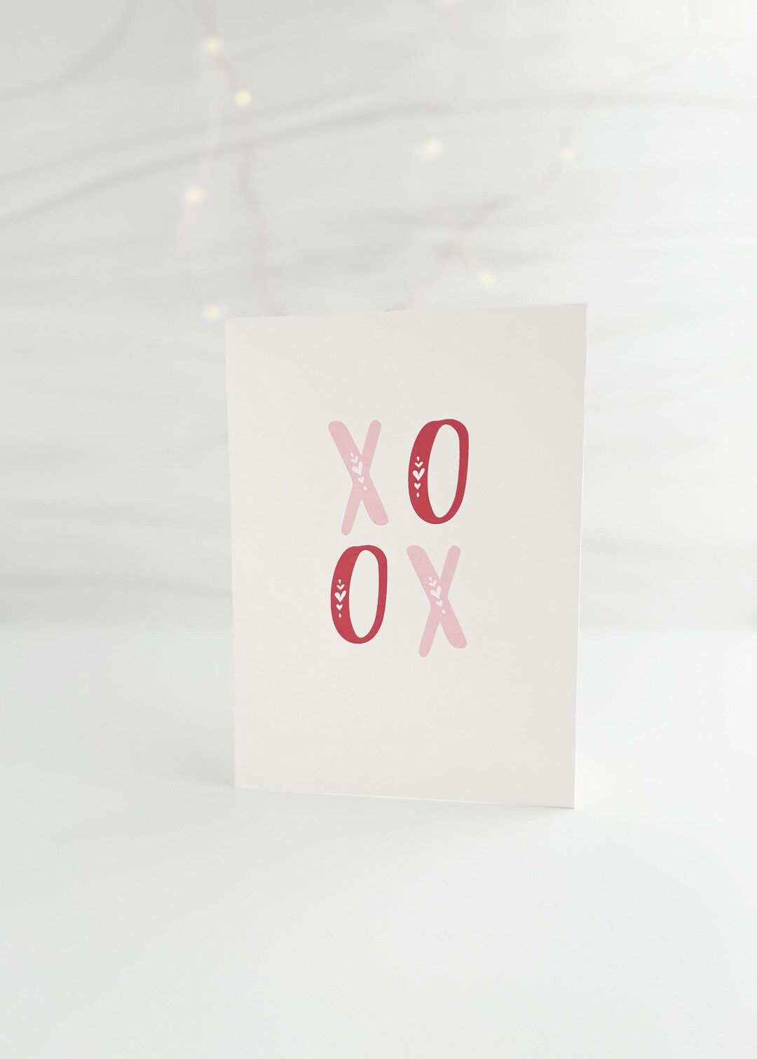 Printable Love Card, Hugs and Kisses Card, Love Card, Simple Love Card ...