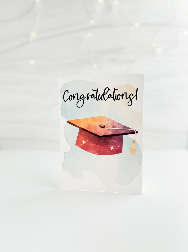 Printable Graduation Card, Graduation Card, Congratulations Graduate ...