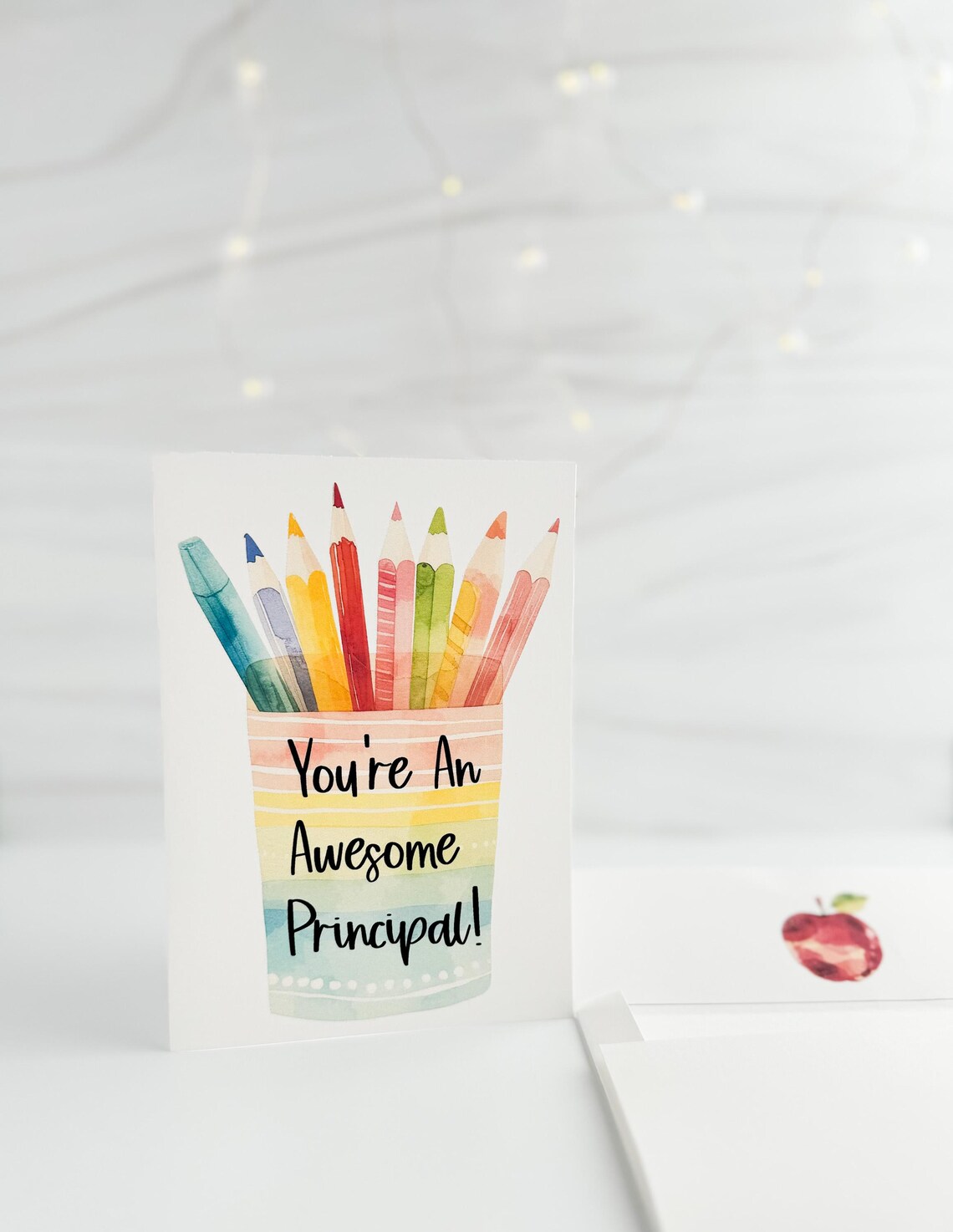 Printable Card for Principal, Card for School Principal, Principal ...
