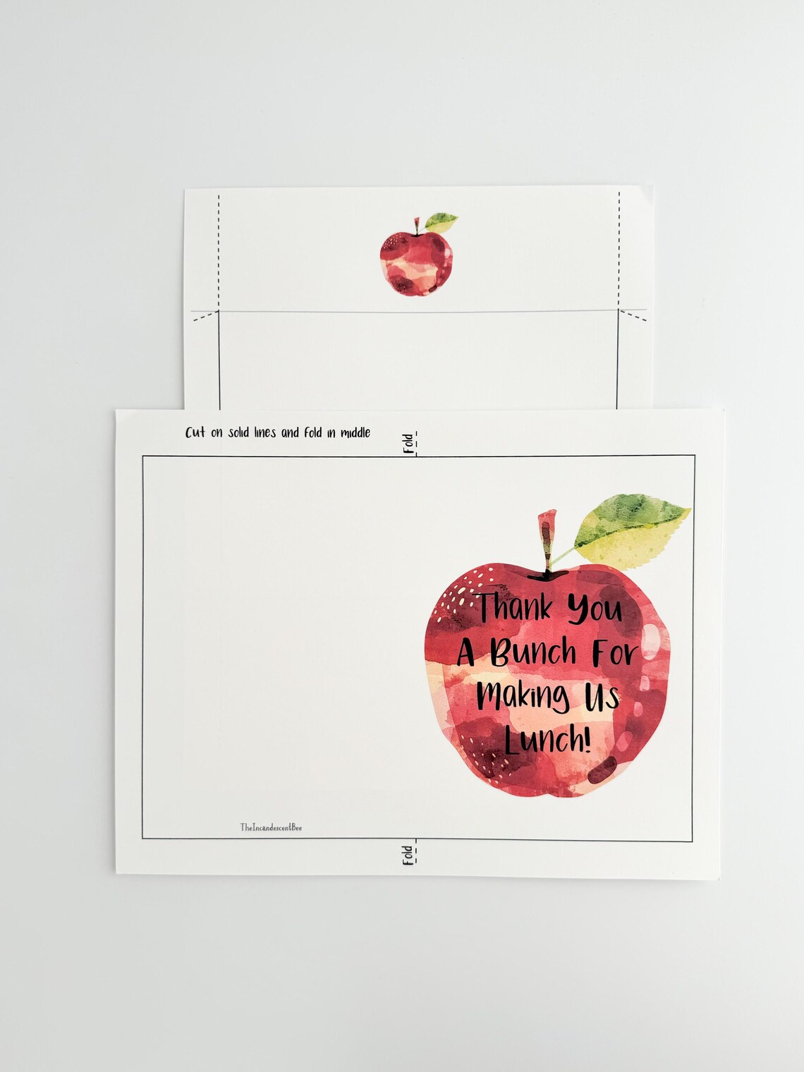 Printable Cafeteria Worker Card, Card for Lunch Lady, Cafeteria Staff ...