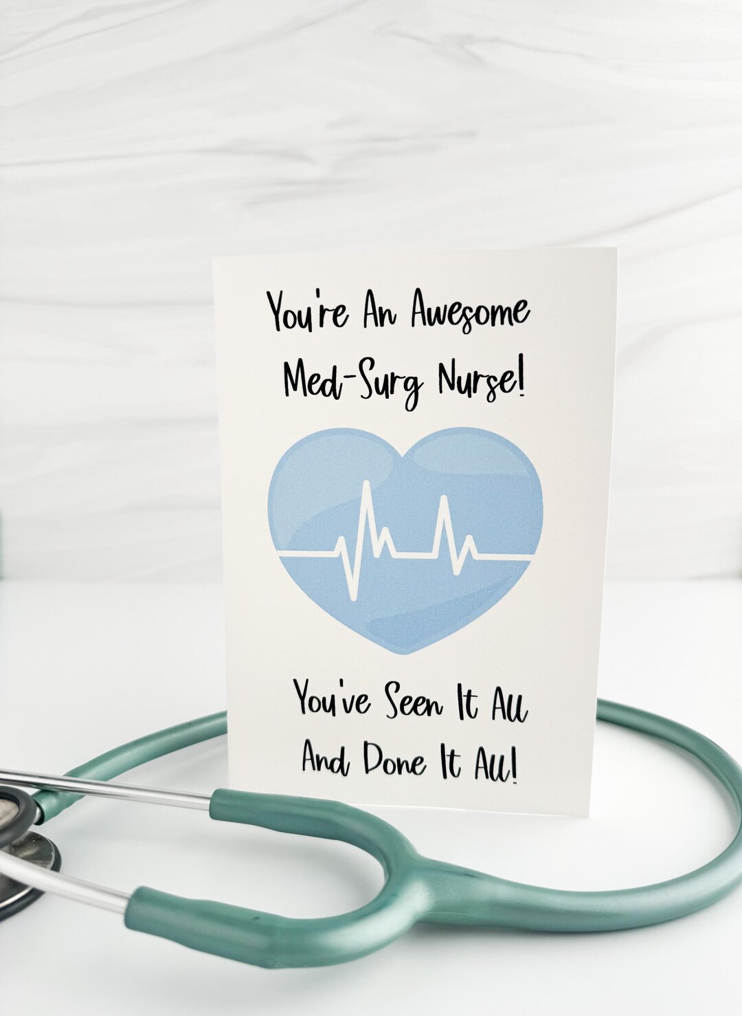 Printable Med Surg Nurse Card, Nurse Card, Med Surg Nurse - Etsy