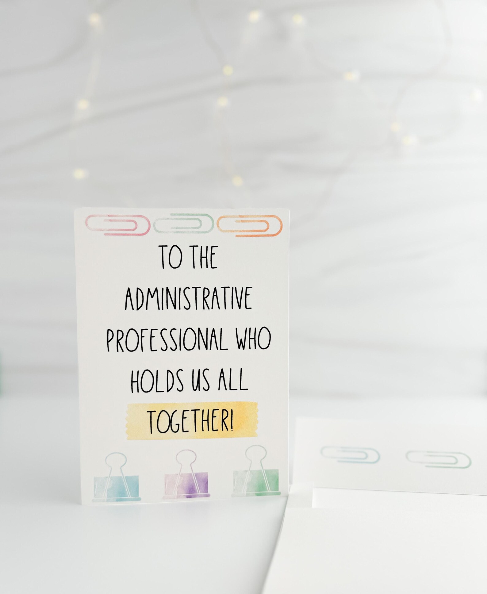 Printable Administrative Professionals Card, Administrative ...
