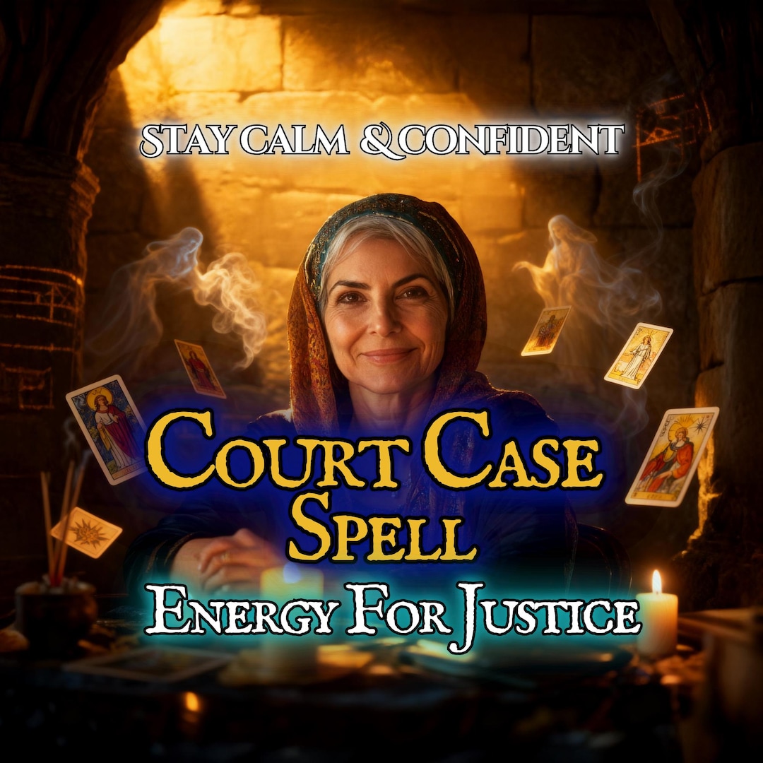 Court Case Spell — Gain Clarity, Strength & Positive Energy for Justice ...