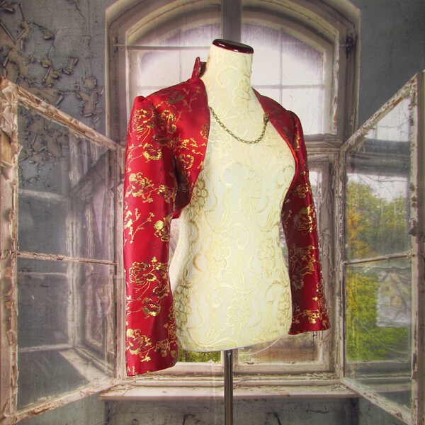 Red Bolero Jacket - Etsy