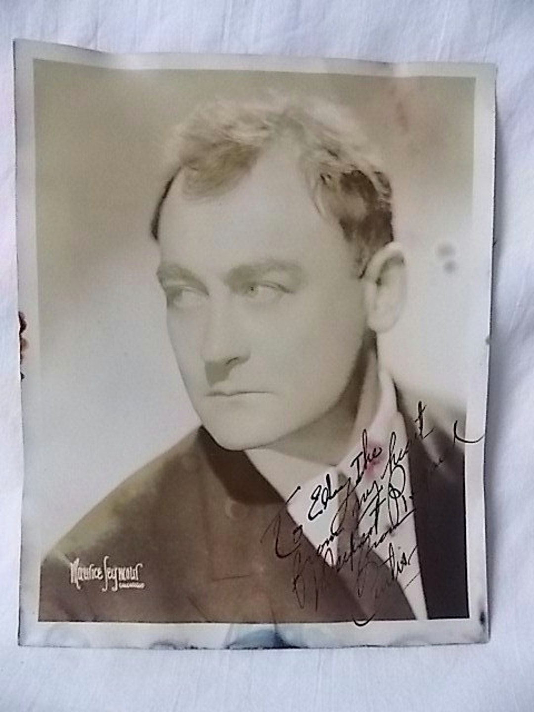 Vintage Movie Actor Photograph by Maurice Seymour Autographed Curtis - Etsy