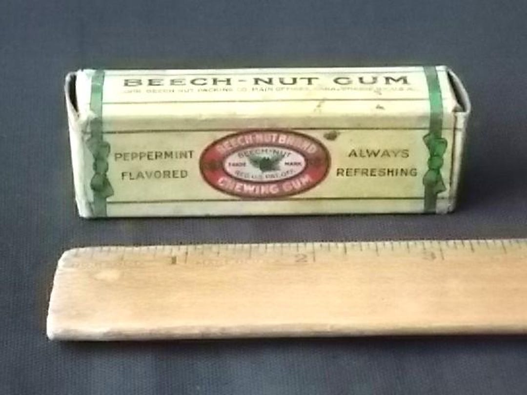 Vintage Beech Nut Chewing Gum Cardboard Box Empty Canajoharie NY - Etsy