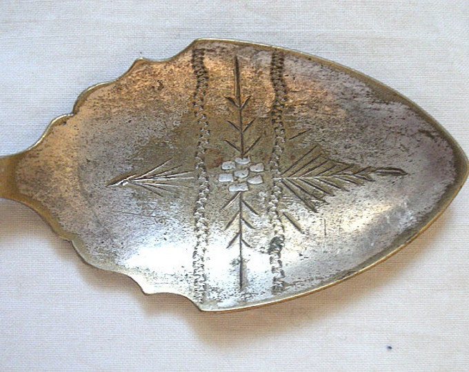 Antique 19th Century Bone Handle Fancy Spoon - Etsy