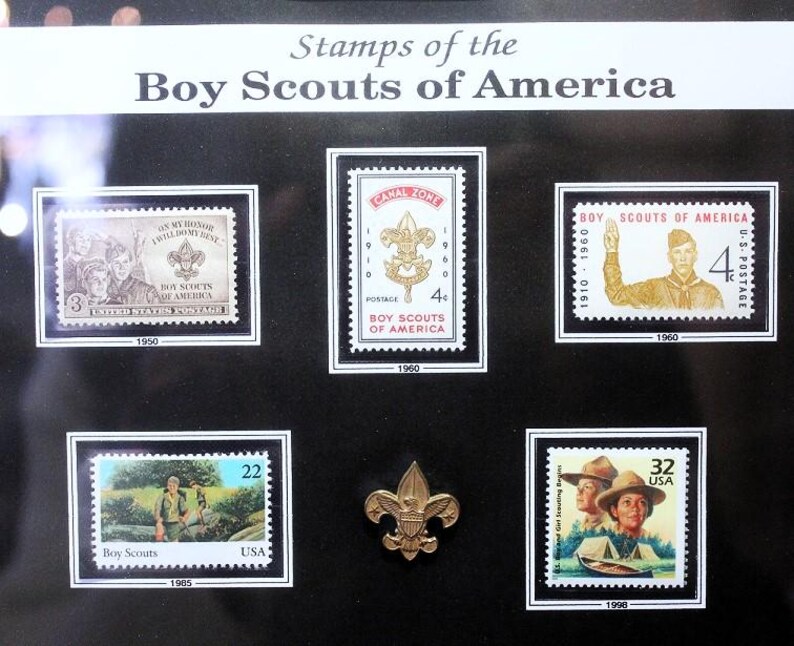 Norman Rockwell "the Boy Scout of America Stamp Collection" - Etsy
