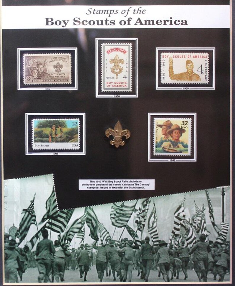 Norman Rockwell "the Boy Scout of America Stamp Collection" - Etsy