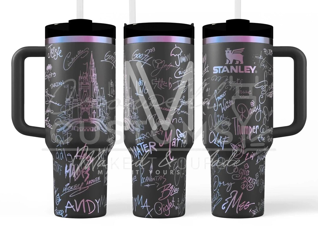 Disney Castle + Character Autographs / Signatures Engraved Genuine ...