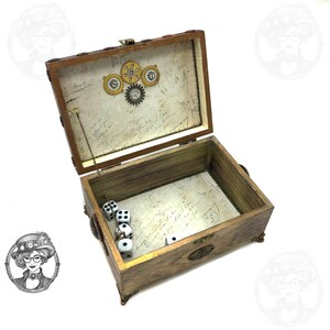 Steampunk Box, Jewelry Organizer Box, Keepsake Box, Wood Box With Lid ...