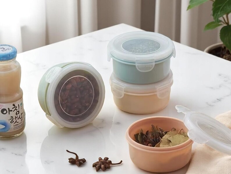 Mini Food Storage | Meal Prep Boxes | Stackable Fridge Organizer | PP ...