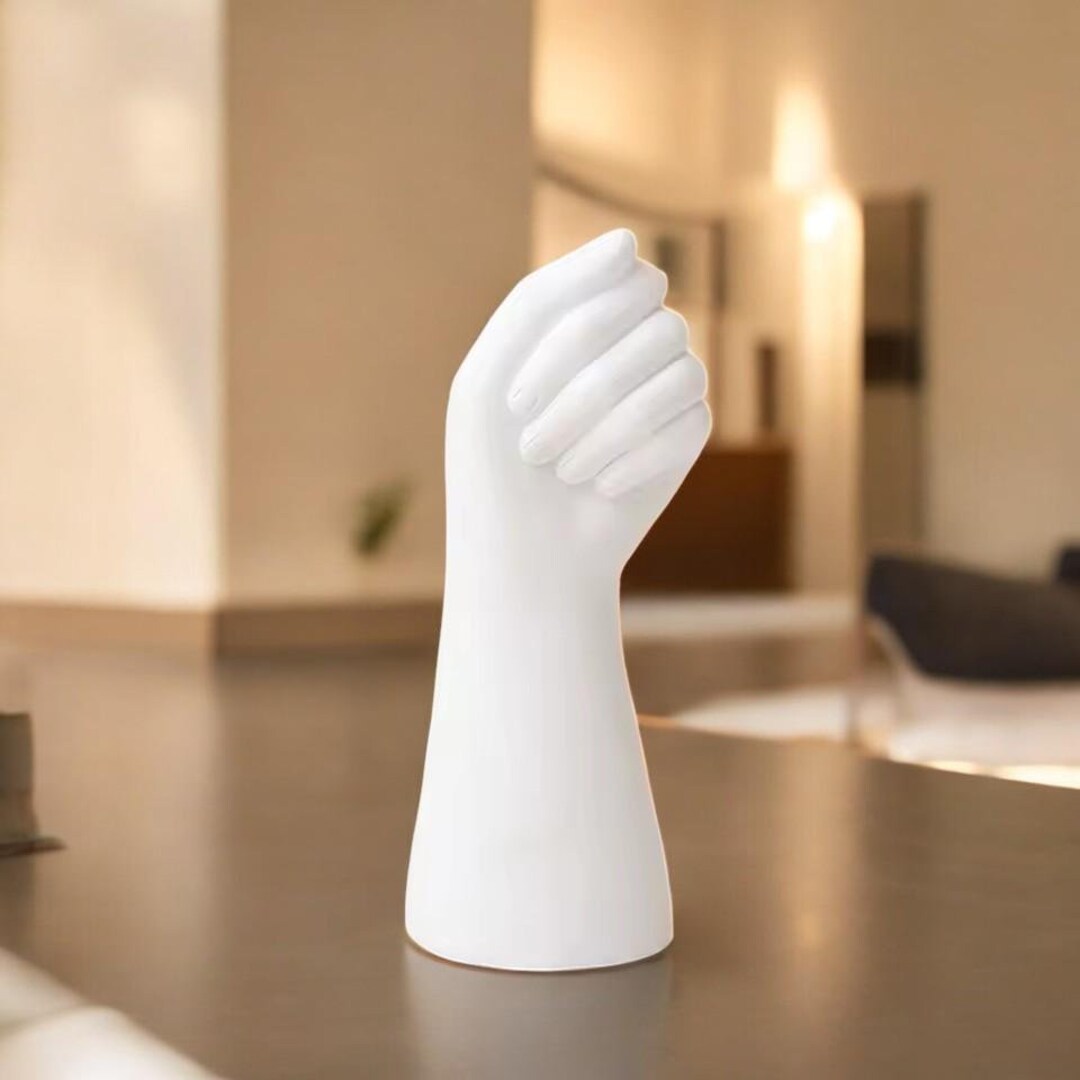 Human Body Flower Vase Artistic Resin and Ceramic Decorative Arm ...