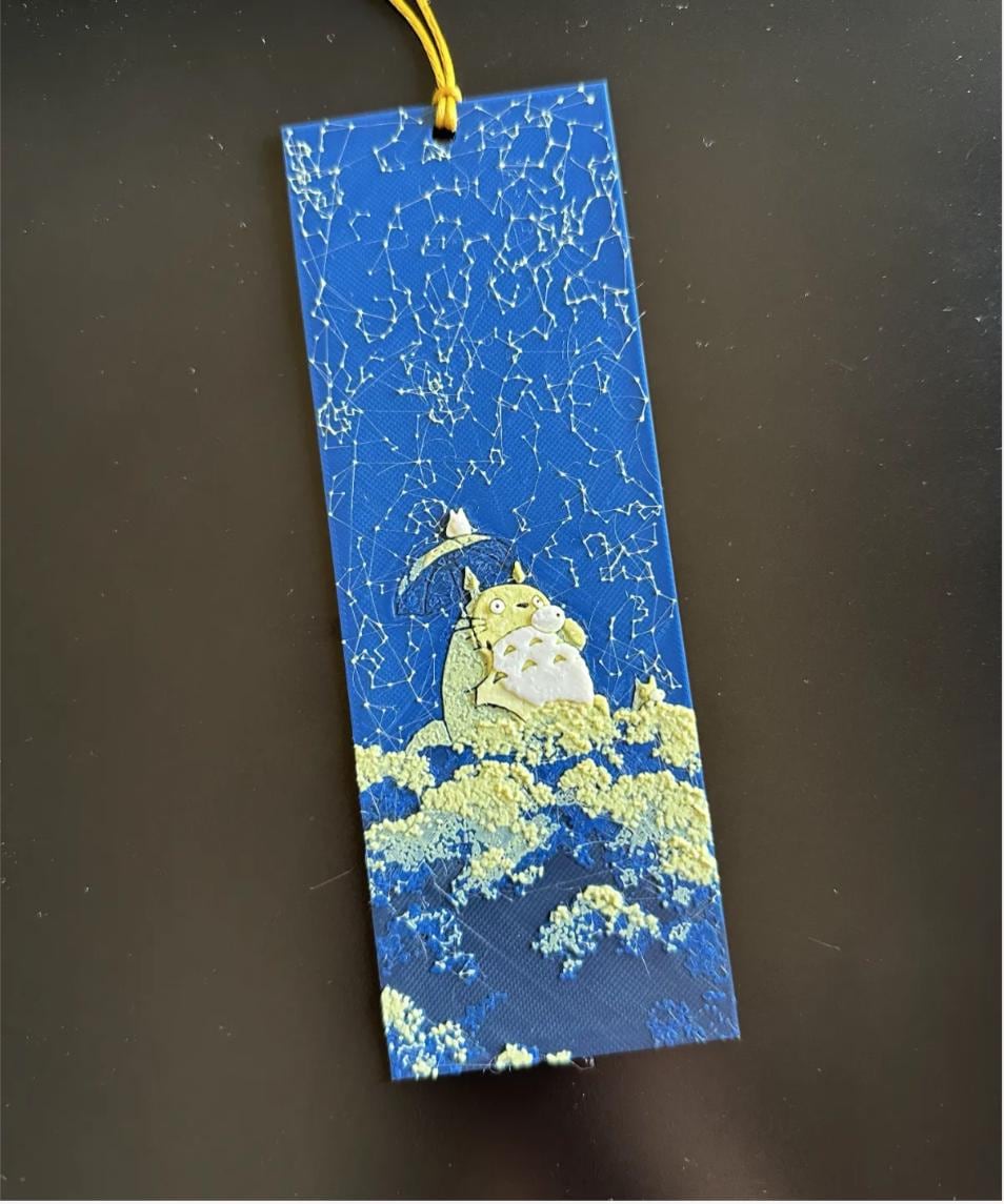 Customizable Totoro Bookmark With Tassel | Handcrafted Japanese ...