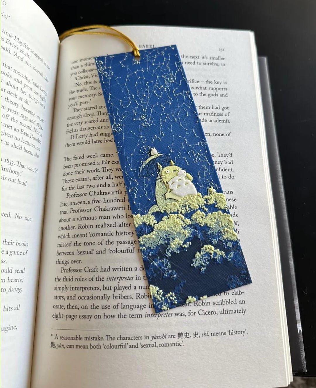 Customizable Totoro Bookmark With Tassel | Handcrafted Japanese ...