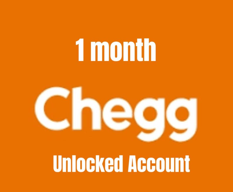 Chegg Unlimited Unlock on Homework Solutions, Valid for 1 Months, up to ...