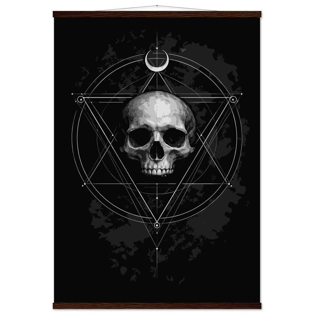 Occult Skull Fine Art Print – BONE ICONS Collection | Gothic Skull Wall ...