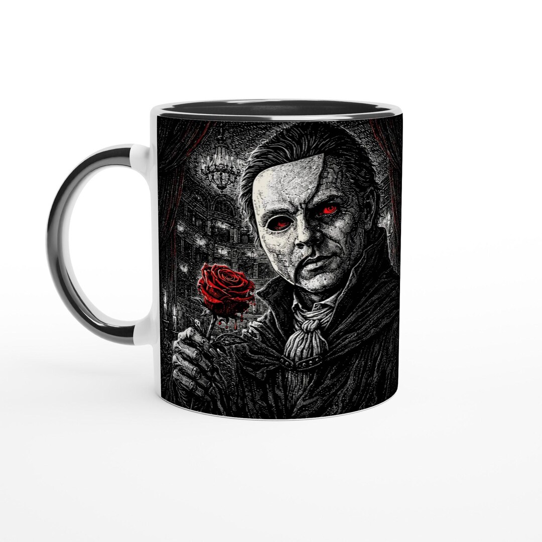 The Scream Without a Voice – Horror Mug With Mask Archetype | Double ...