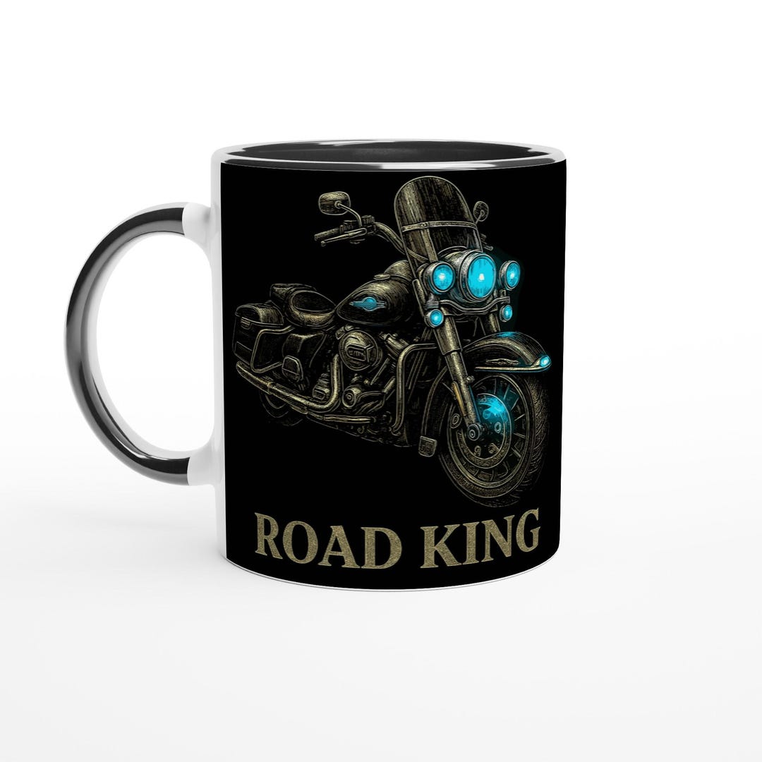 Harley Davidson Road King – Classic Biker Motif | Motorcycle Artwork ...