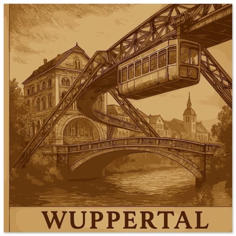 Poster schwebebahn - Etsy.de