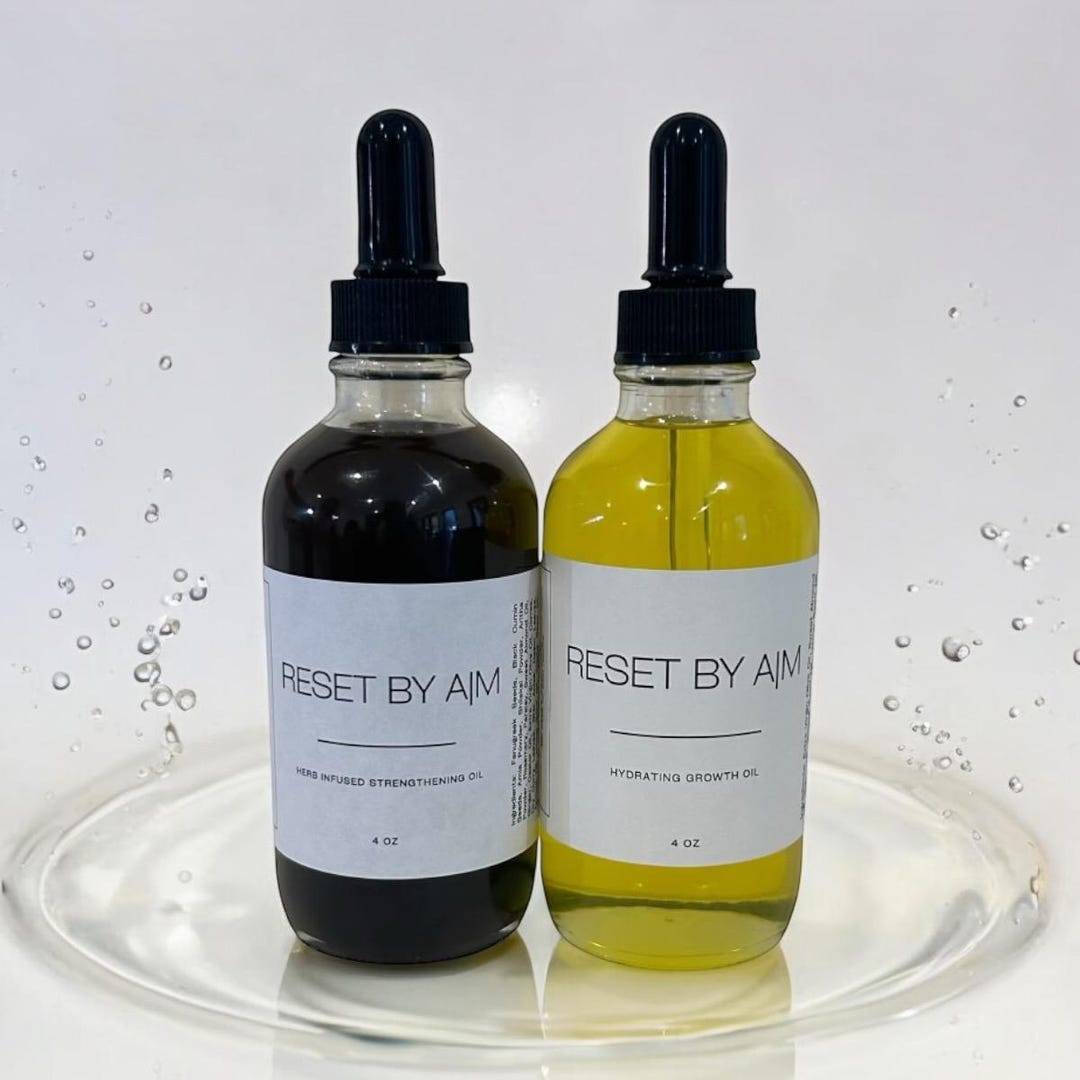RESET Hydrating & Herb Infused Hair Oil Bundle - Etsy