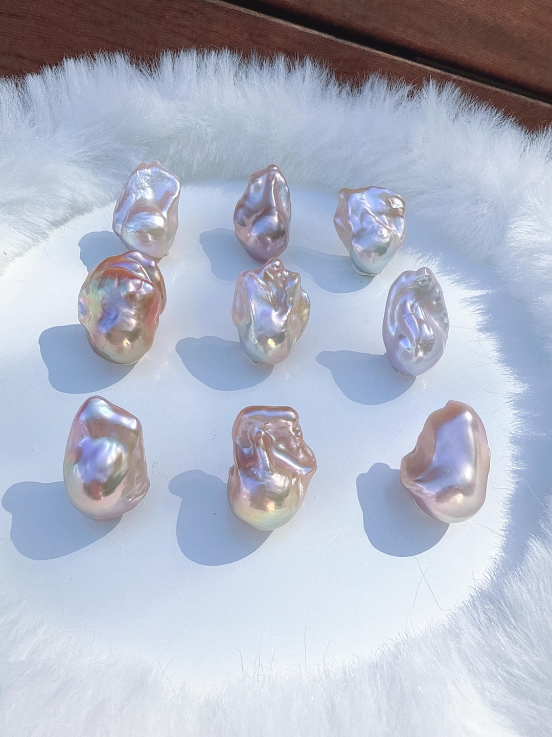 Fireball Baroque Pearl Pendant: 14K Gold Plated S925 Silver| Chain Sold ...