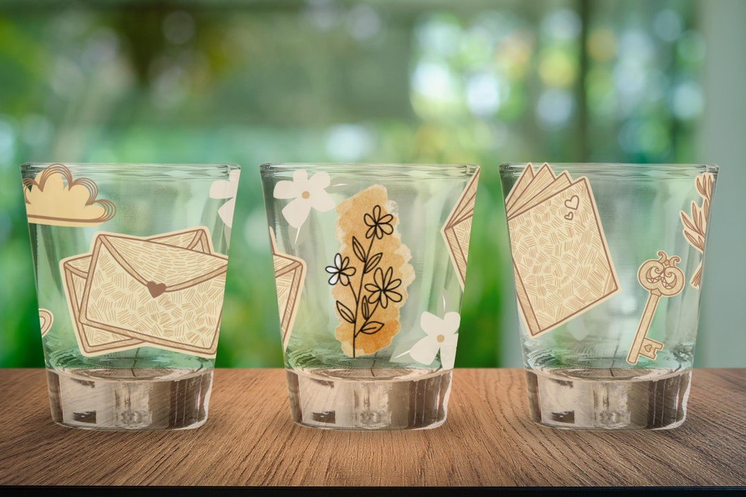 Shot Glass, Aesthetic Scrapbooking Design, Alcohol Shot Glass, Cool ...