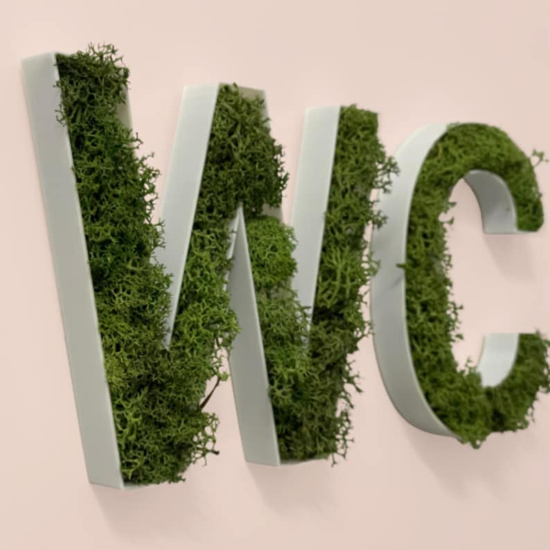 Hollow Letter Frame Fillable Alphabet Sign Standing Number Centerpiece ...