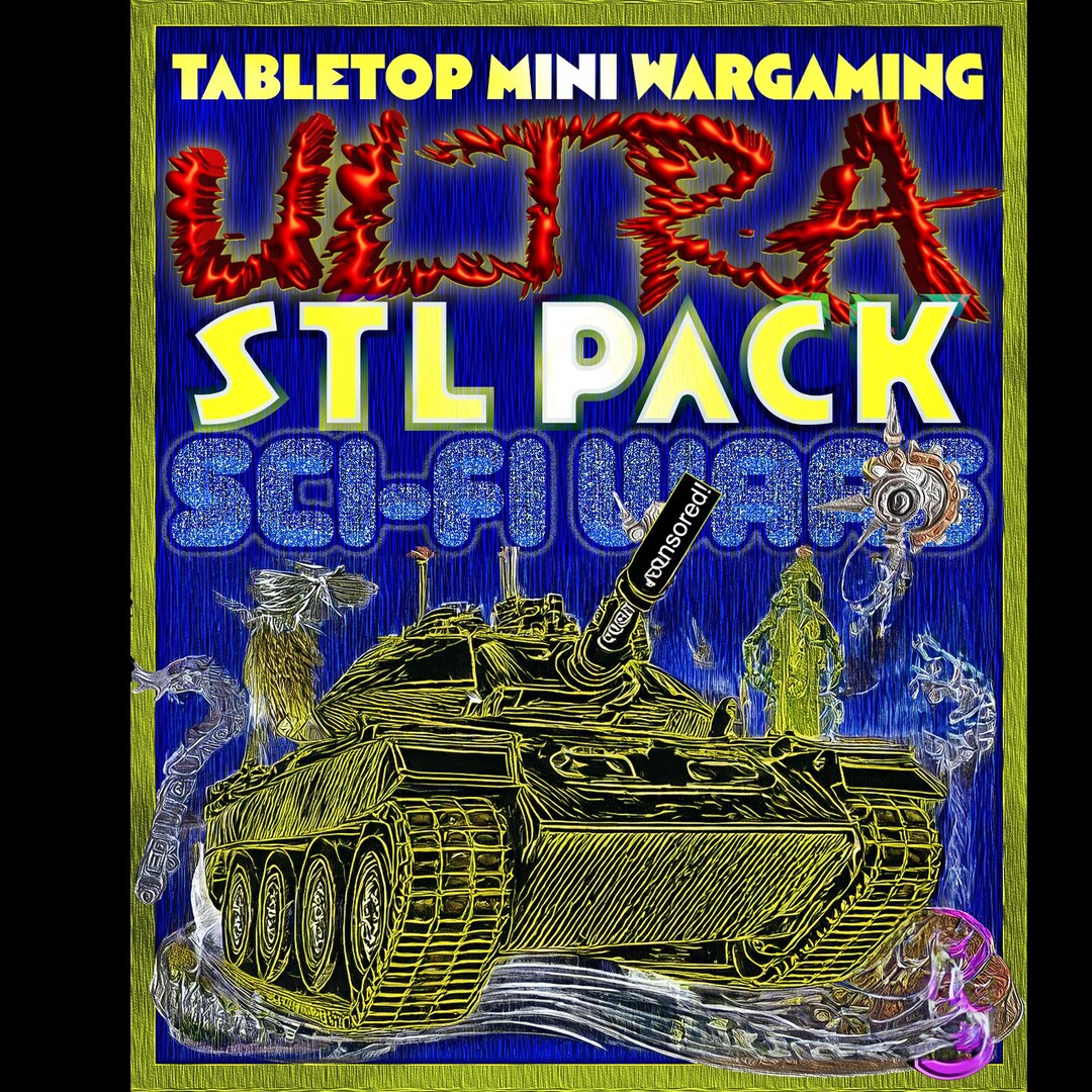 Tabletop Miniature Wargaming STL Pack: the ULTRA Sci Fi Collection - Etsy