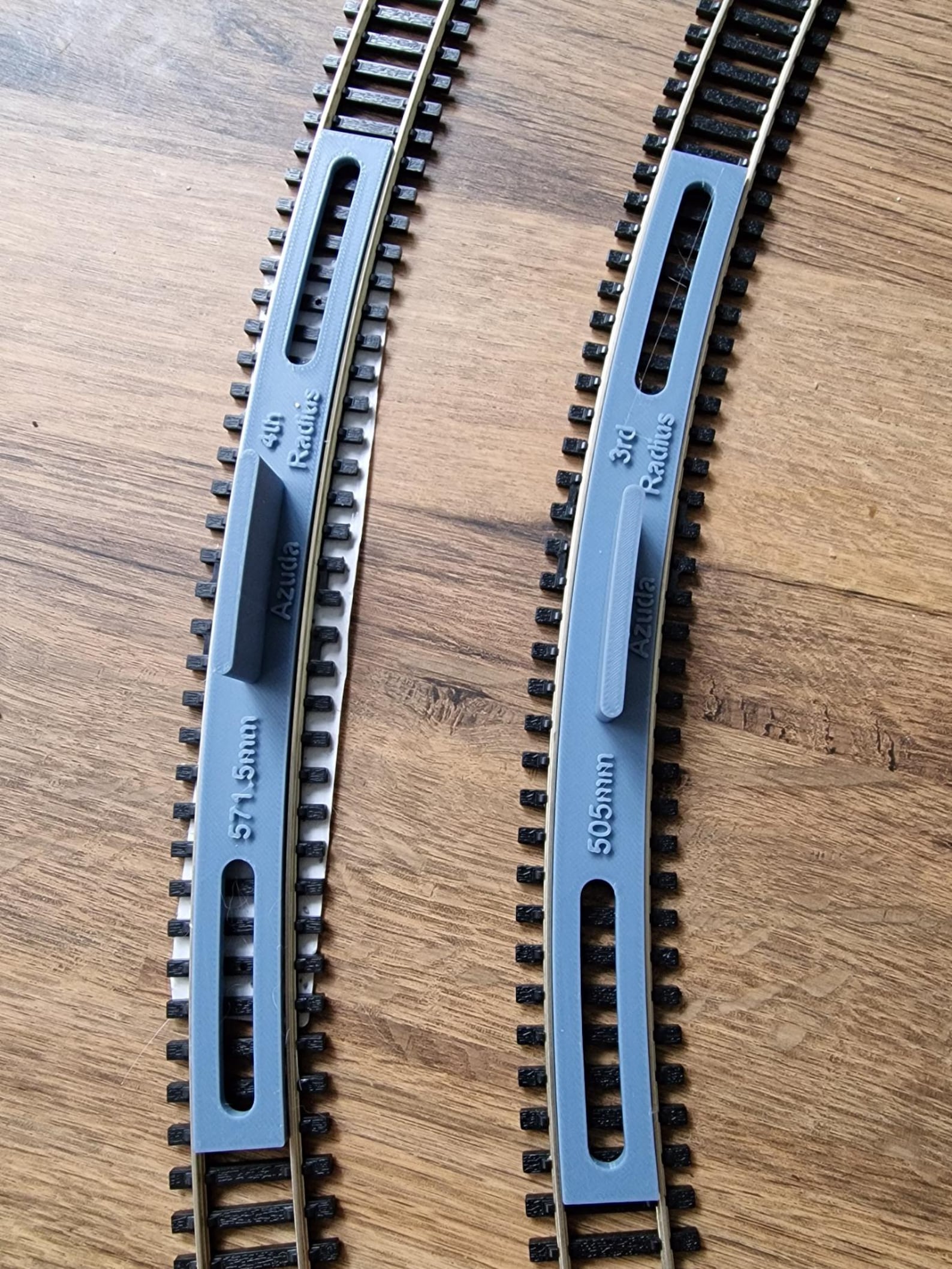 OO/HO Gauge Track Radius Template Guide and Spacer Set - Etsy UK