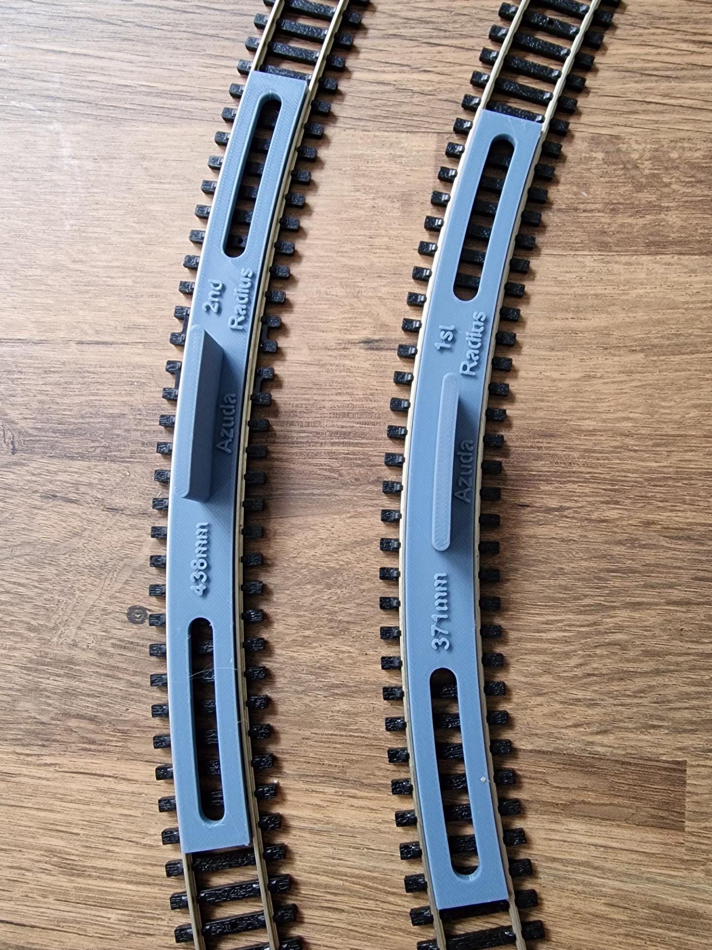 OO/HO Gauge Track Radius Template Guide and Spacer Set - Etsy UK