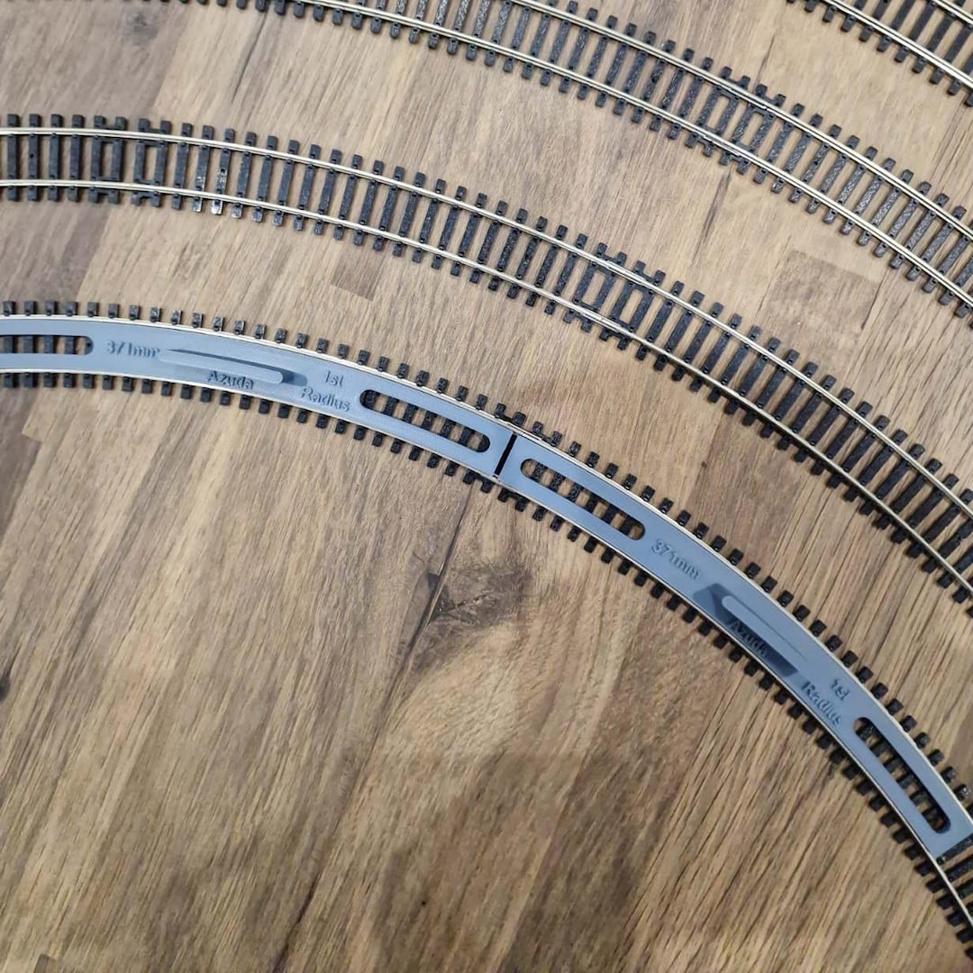 OO/HO Gauge 1st Radius 371mm Track Laying Template - Etsy