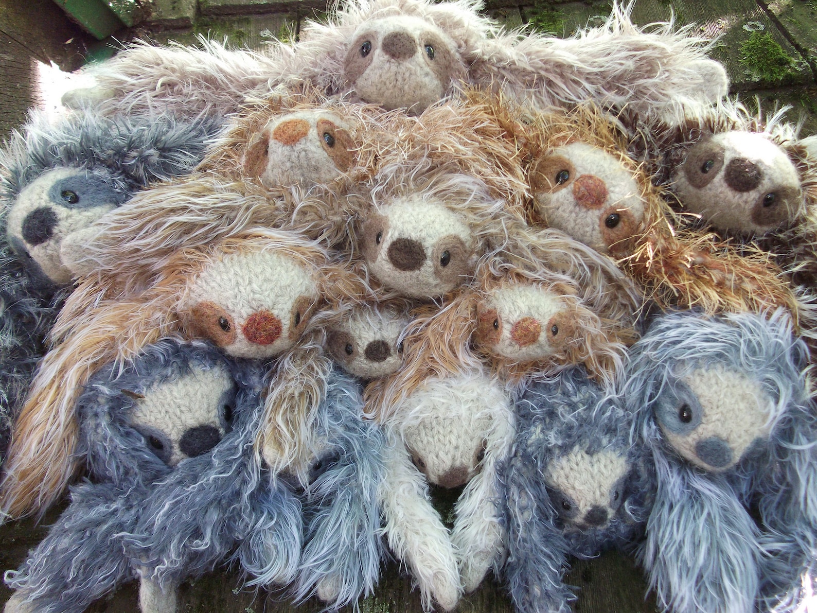 Sloth Stuffed Animal Plush Mama and Baby - Etsy