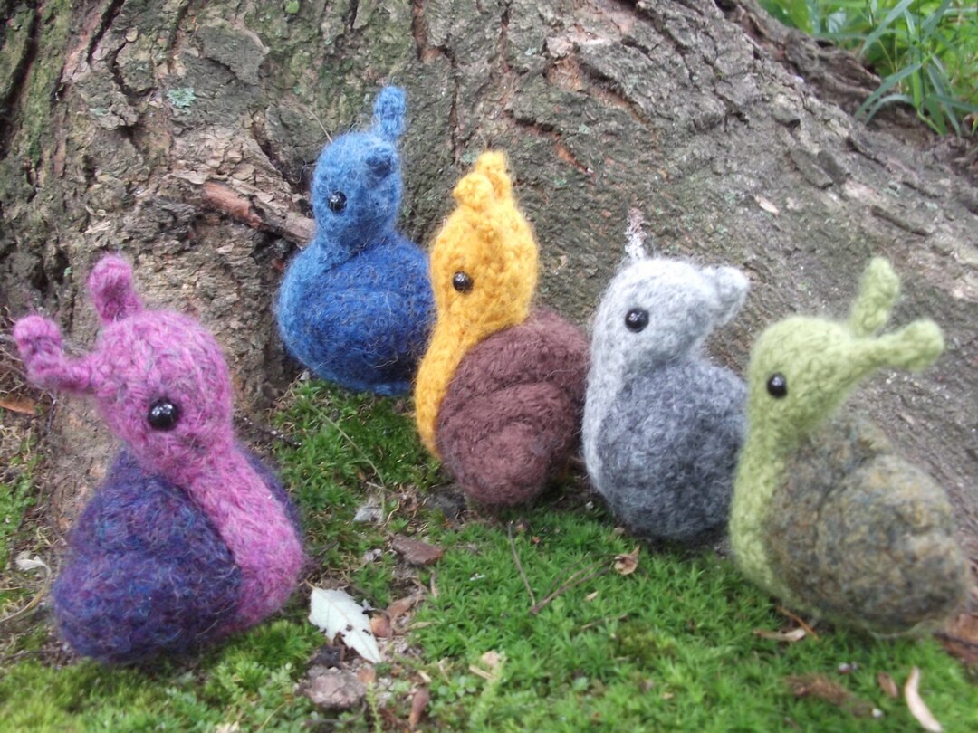 Snail Plush, Mollusk Stuffed Animal, Choose Your Custom Colors, Hand ...