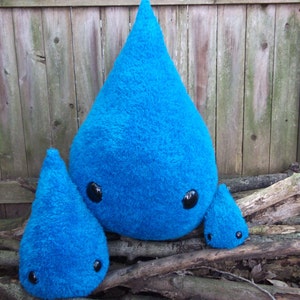 Water Droplet Plush, Stuffed Raindrop, Large Teardrop - Etsy