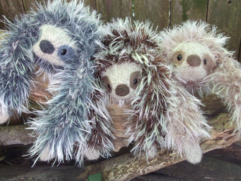 Sloth Jumbo Stuffed Animal Giant Sloth Plush - Etsy Ireland