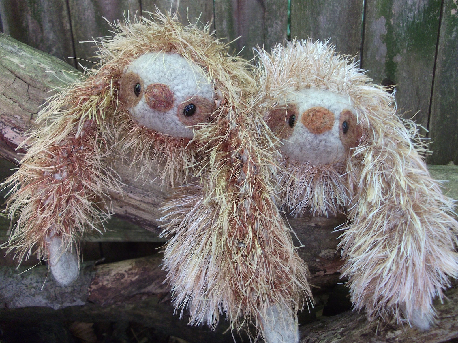 Sloth Stuffed Animal Plush Mama and Baby - Etsy