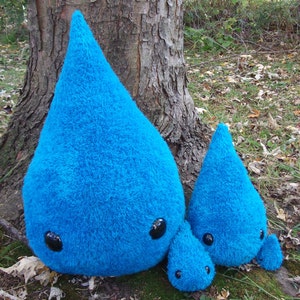 Water Droplet Plush, Stuffed Raindrop, Jumbo Teardrop - Etsy