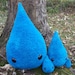Water Droplet Plush, Stuffed Raindrop, Large Teardrop - Etsy