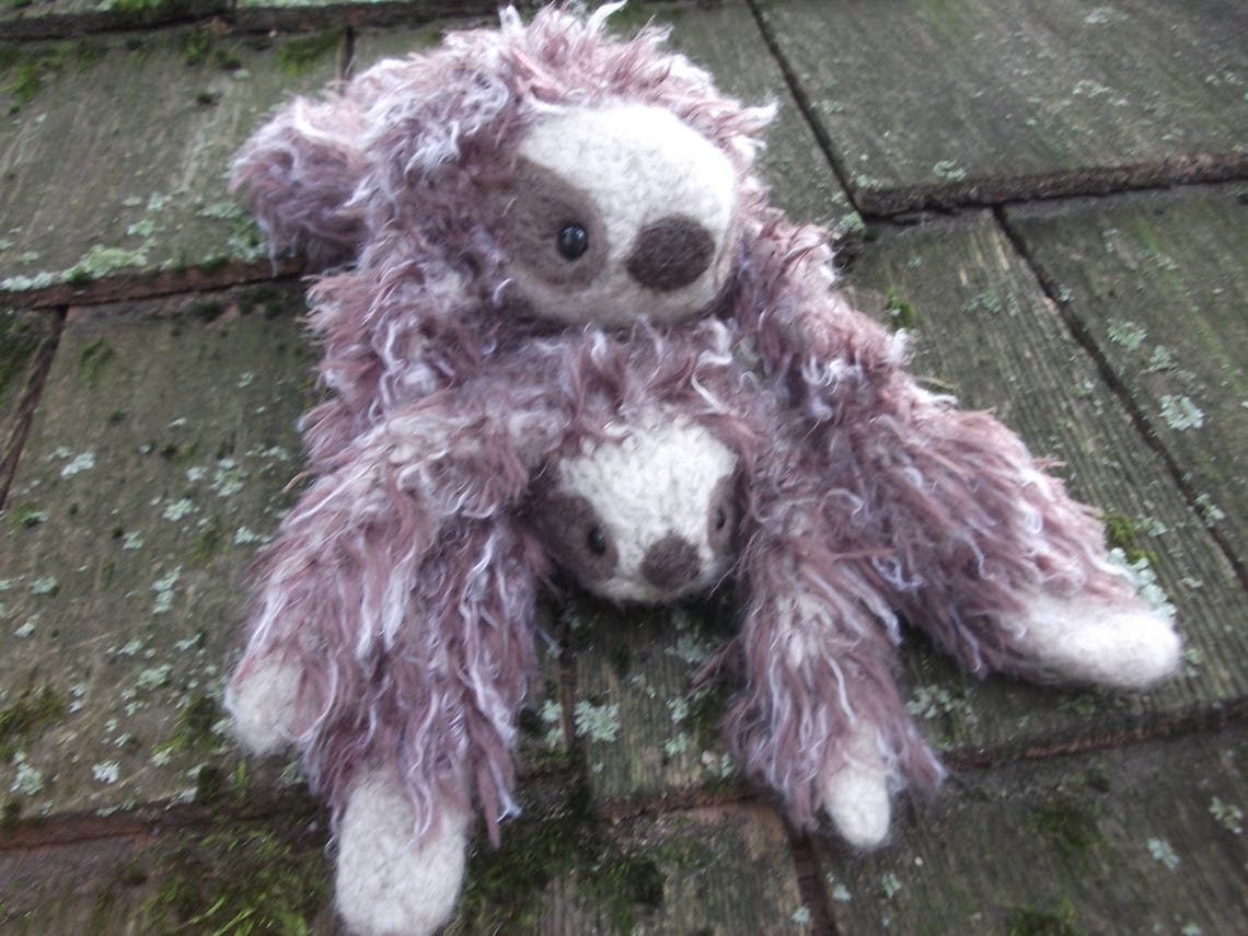 Sloth Stuffed Animal Mama and Baby Plush | Etsy