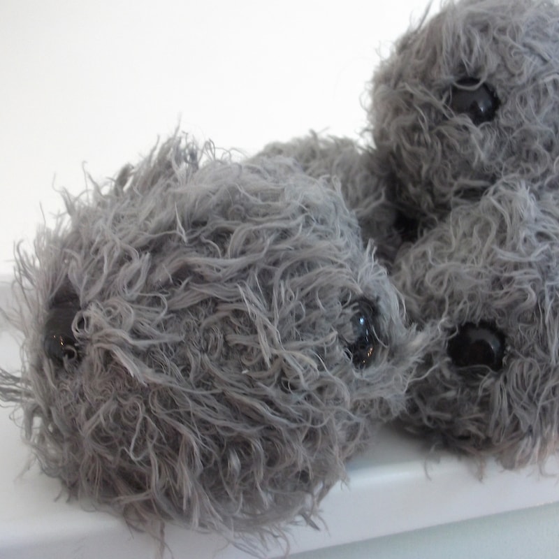 Dust Bunnies Keychain - Etsy