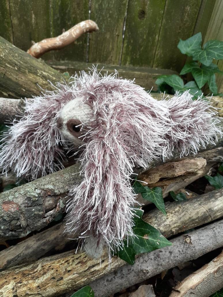 Sloth stuffed animal Limited edition fur color | Etsy